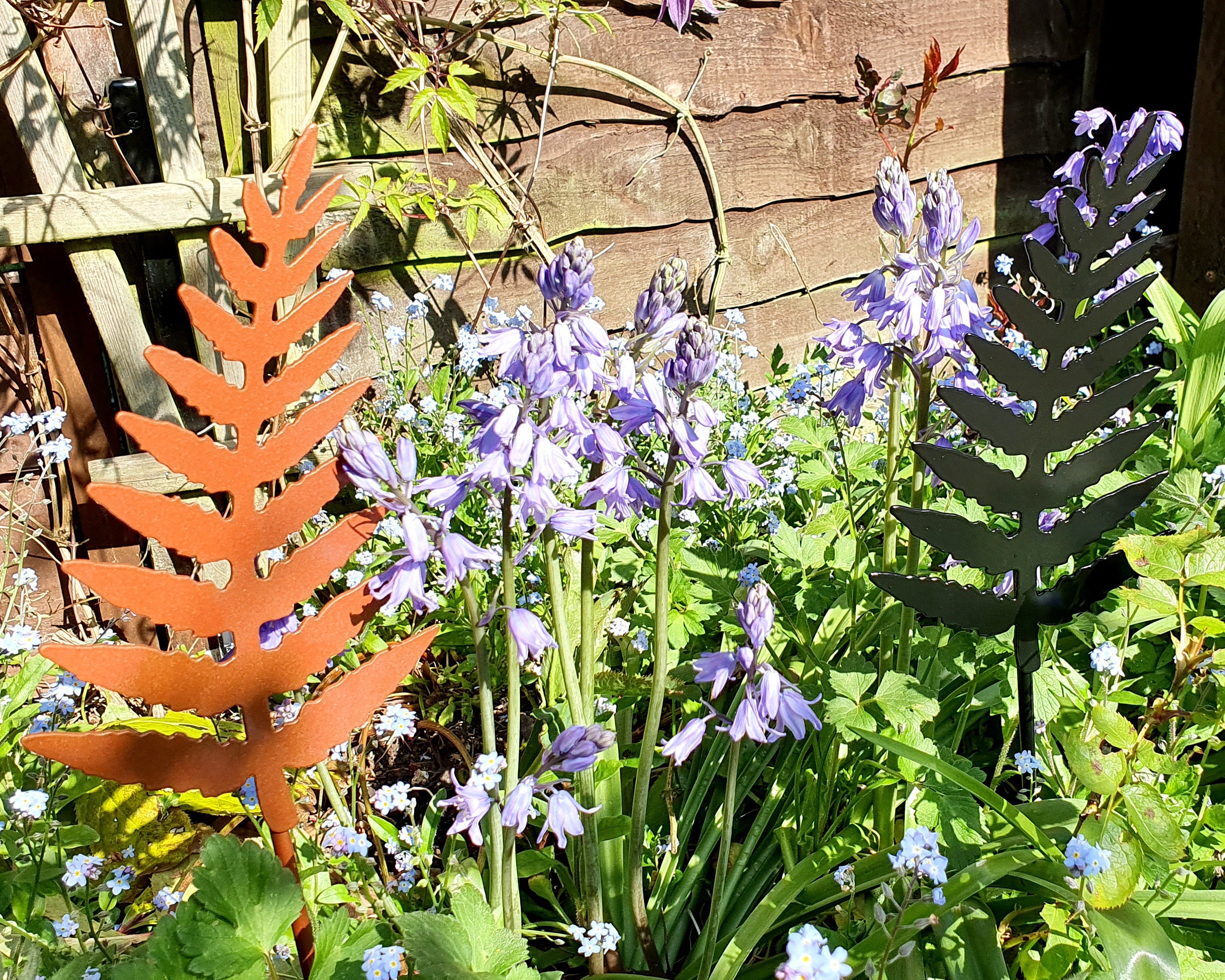 Metal Fern Garden Stake - Metal Fern Stake, Decorative Garden Stake ...