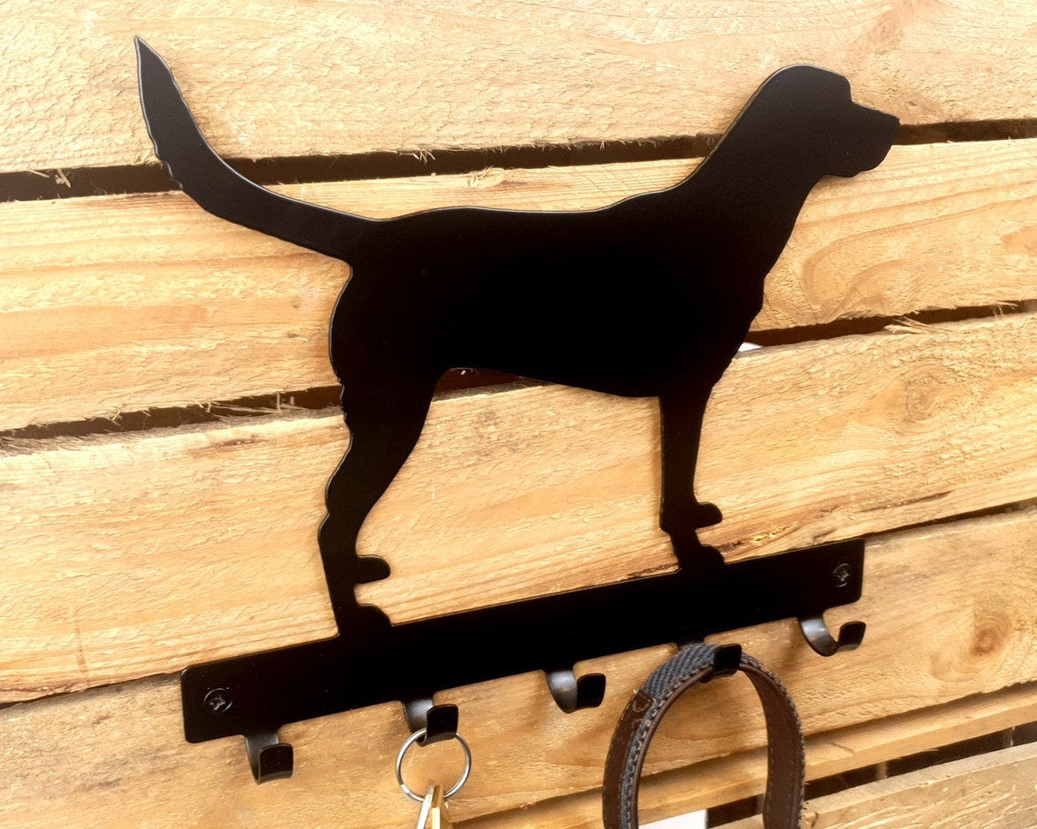 Labrador Dog Key Rack - Metal Key Hook, Labrador Gift, Dog Key Holder ...