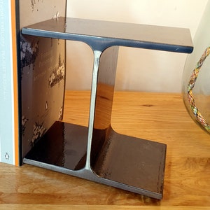 Industrial Metal Bookend - Steel Bookend, Heavy Metal, Industrial Decor ...