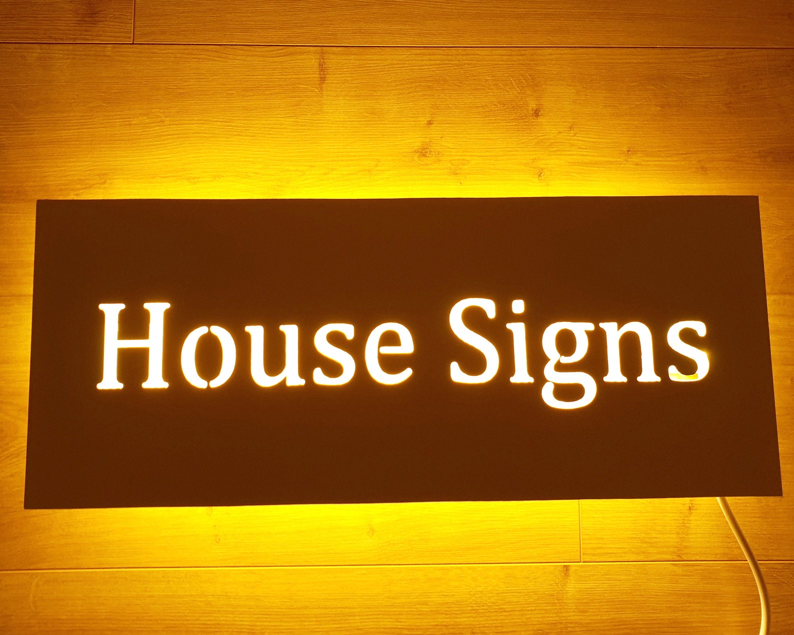 Custom Metal House Sign Any Colour/font Metal House Plaque | Etsy UK