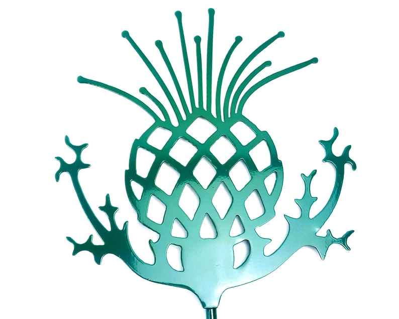 Thistle Garden Sculpture Metal Thistle Gift Flower Garden - Etsy UK