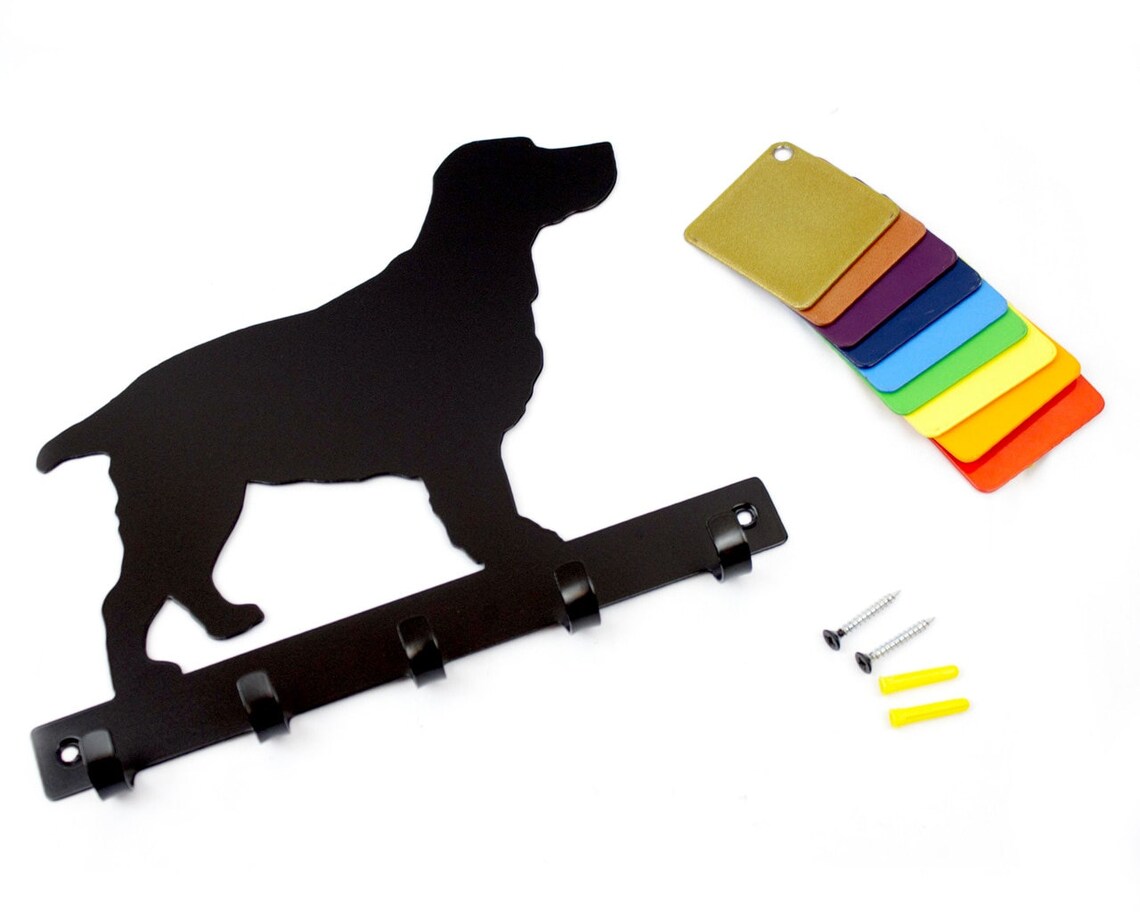 Cocker Spaniel Dog Key Rack - Metal Key Hook, Cocker Spaniel Gift, Dog ...