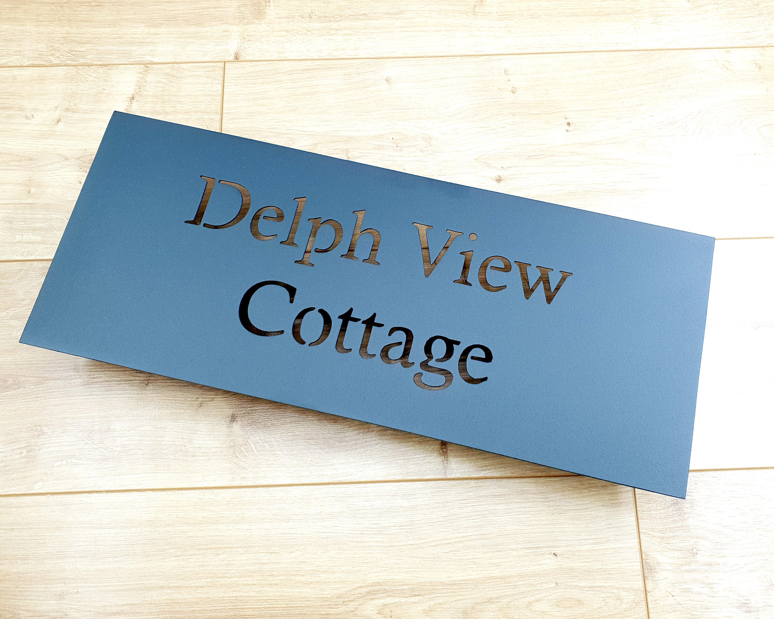 Custom Metal House Sign Any Colour/font Metal House Plaque | Etsy UK