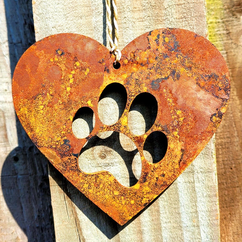 Rusty Pet Memorial Garden - Etsy UK