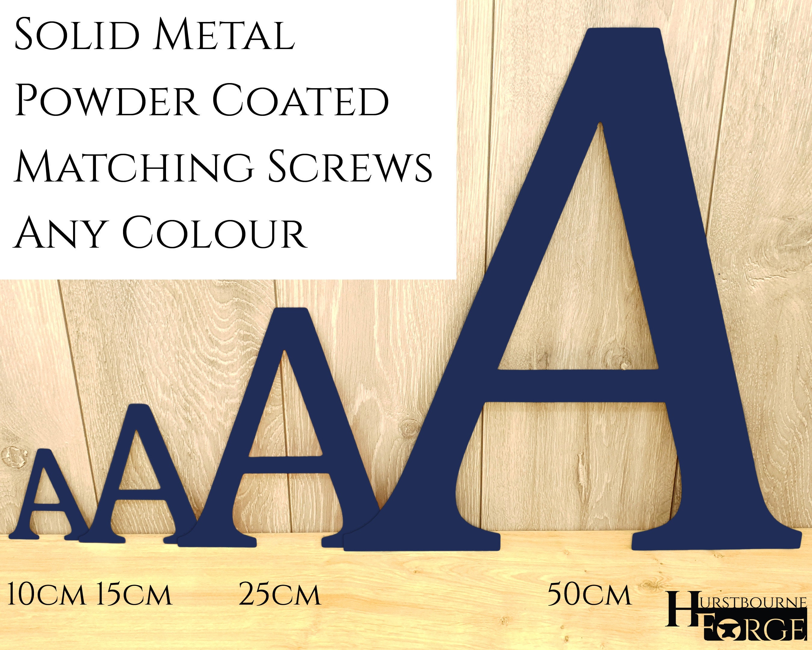 Dark Blue Metal Letters Sign Letters/numbers Large Letters - Etsy UK