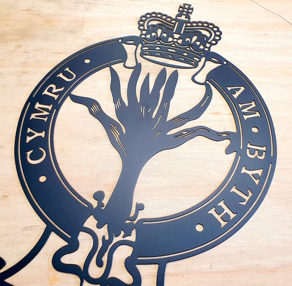 Welsh Guards Crest Wall Art - Etsy UK