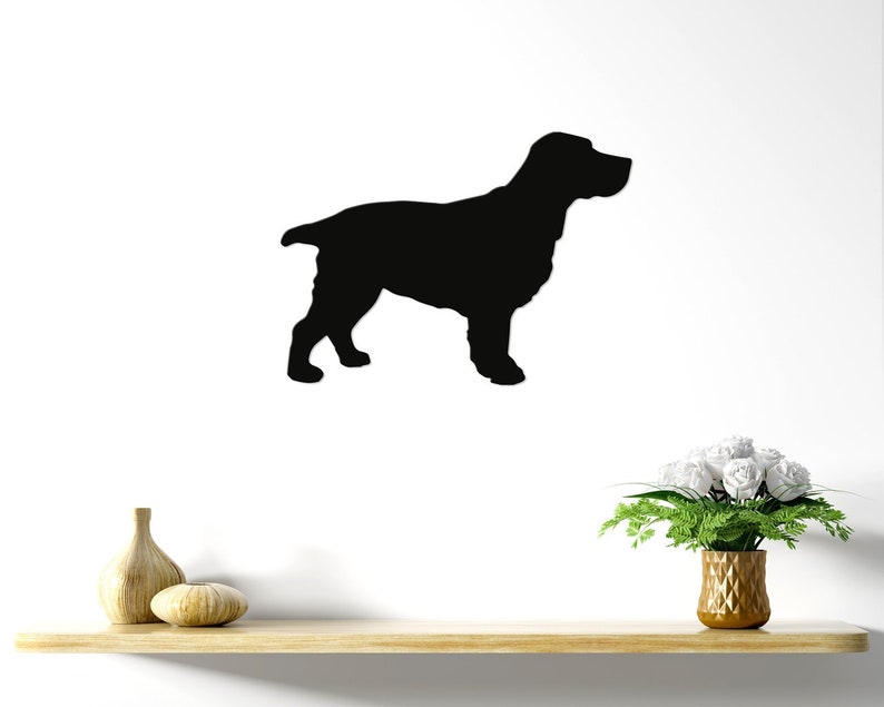 Cocker Spaniel Wall Art - Metal Wall Art, 20+ Colours, Dog Wall Decor ...