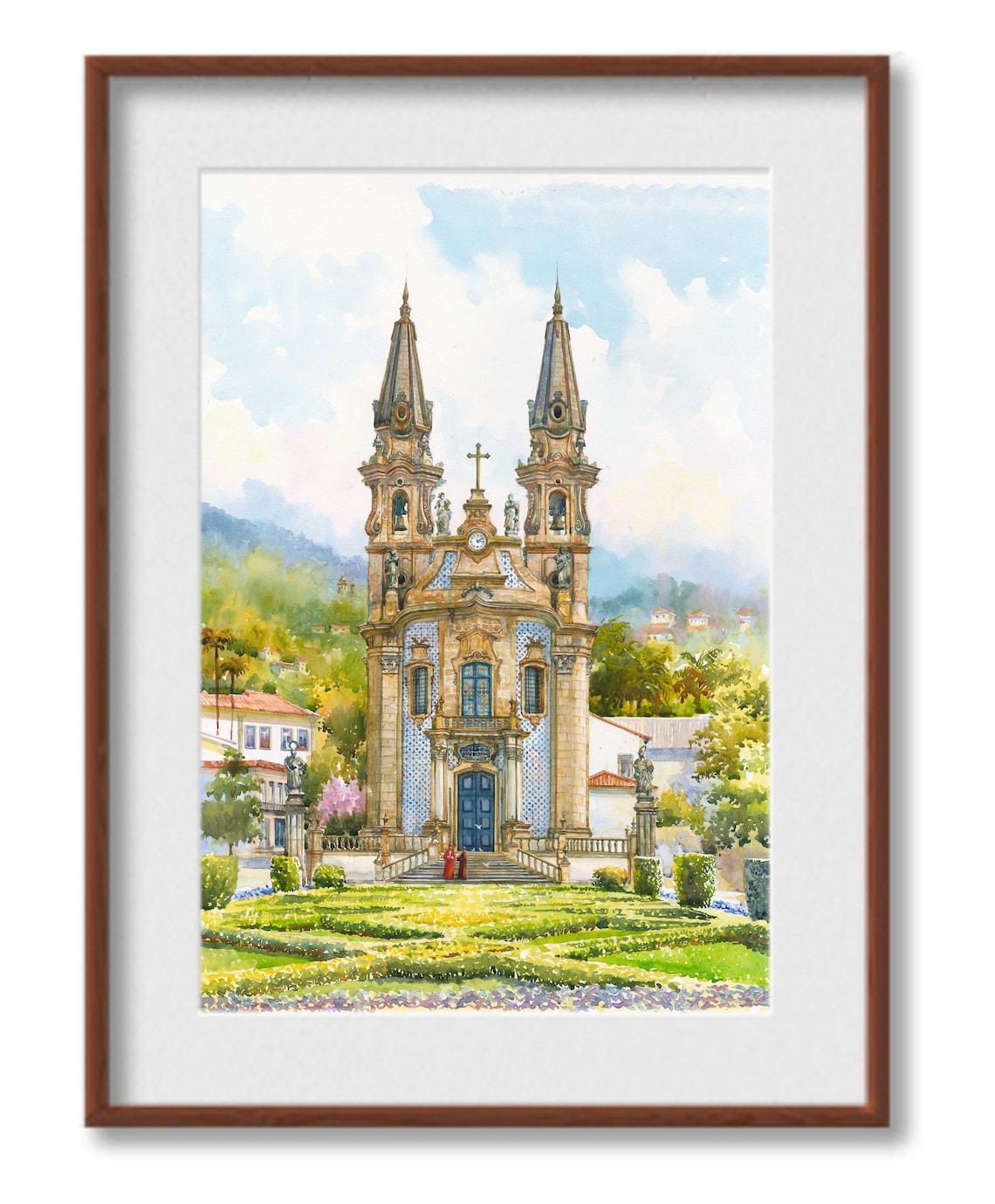 Portugal Print Original Watercolor Painting. Portuguese Art - Etsy