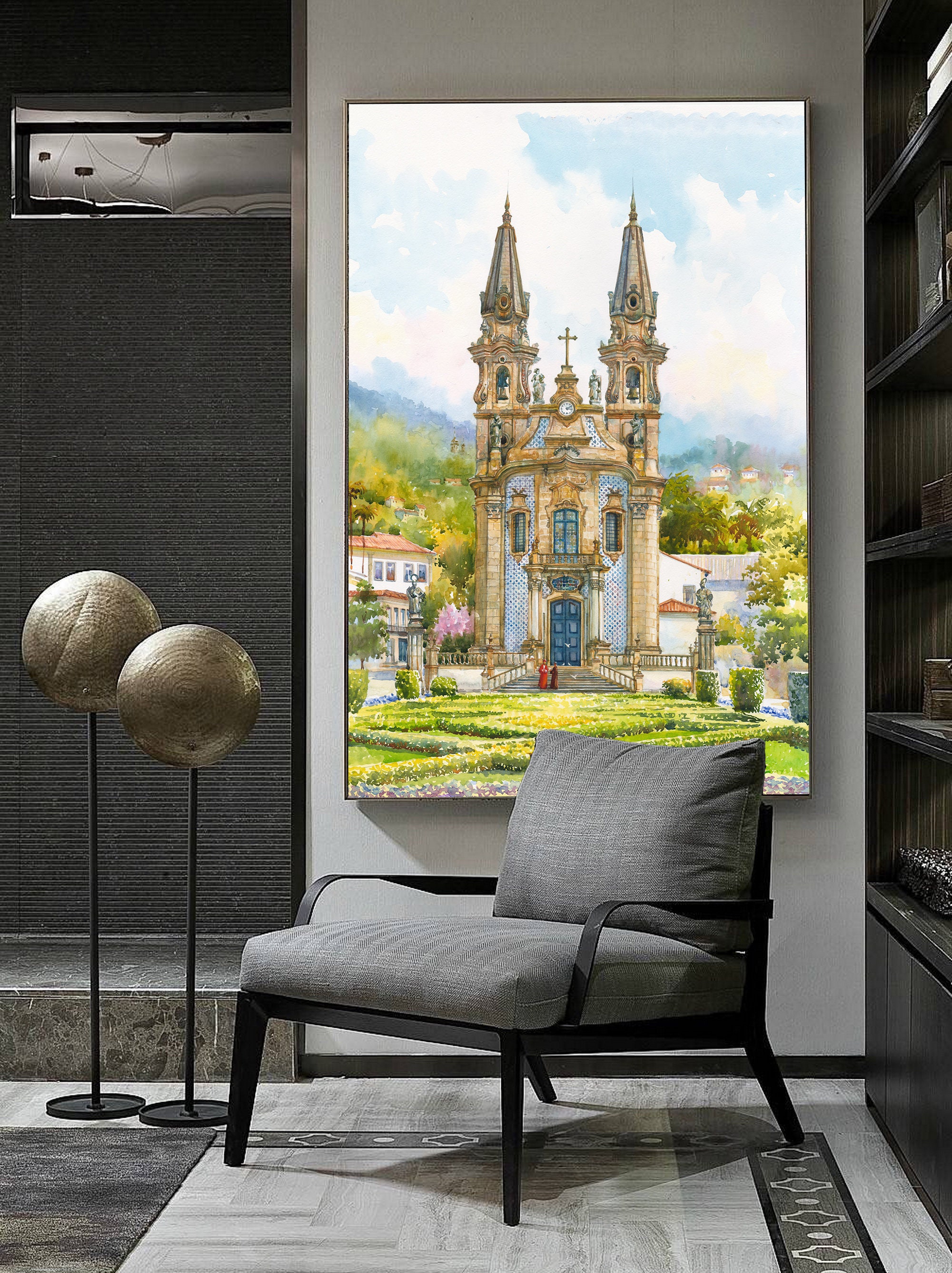 Portugal Print Original Watercolor painting. Portuguese art | Etsy