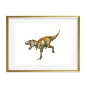 Tyrannosaurus Rex Watercolorall Art Print From Original Painting by OVS ...
