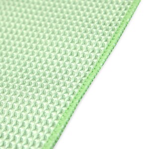 12 Pack of Waffle Microfiber Cleaning Cloths Color Options 16 X 16 ...