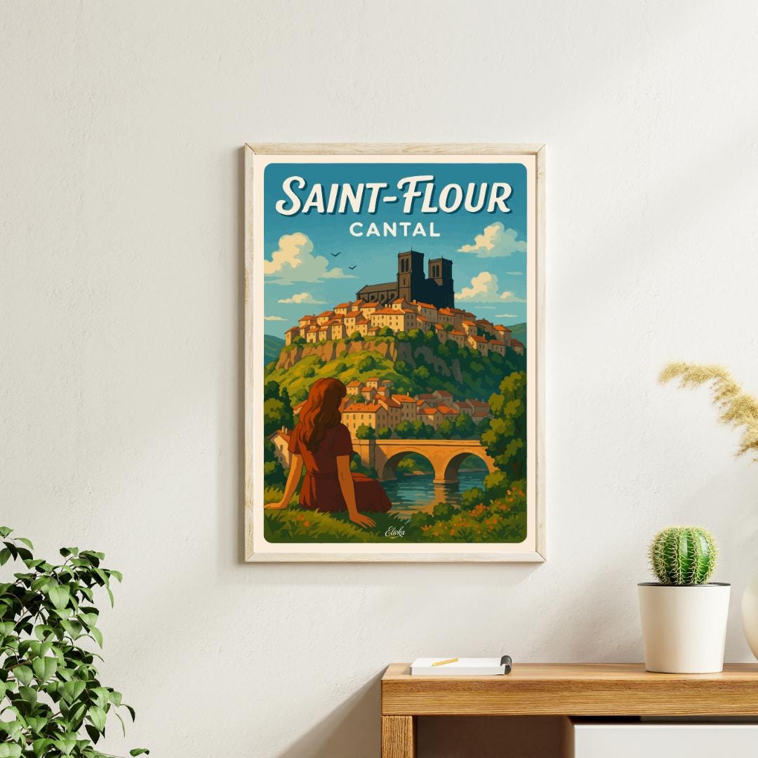 Saint Flour Poster - Etsy