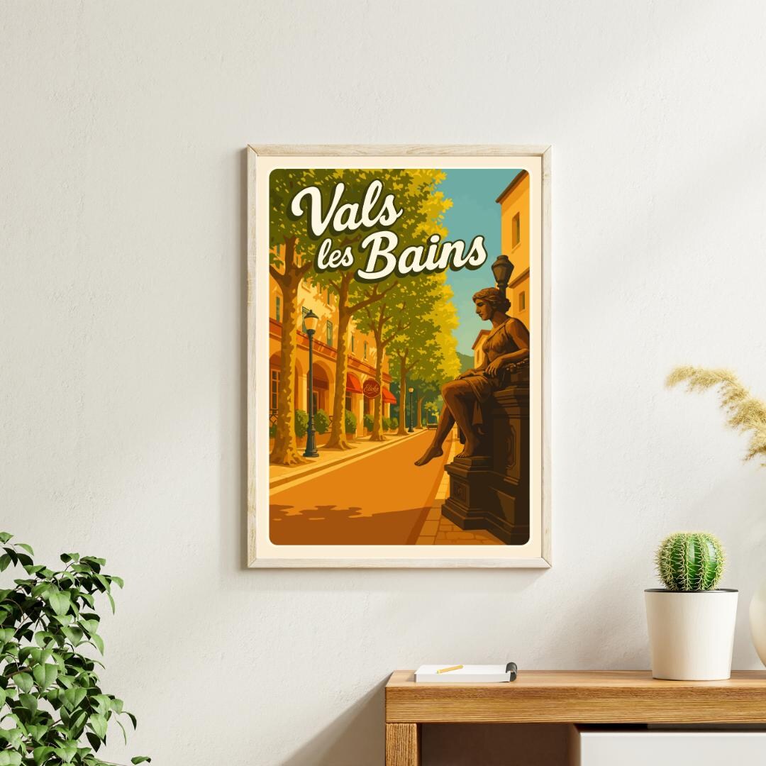 Vals-les-bains Poster - Etsy