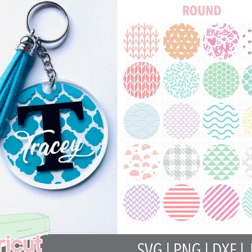 SVG Cut Files Cricut Silhouette DXF PNG Clip Art Keyring - Etsy