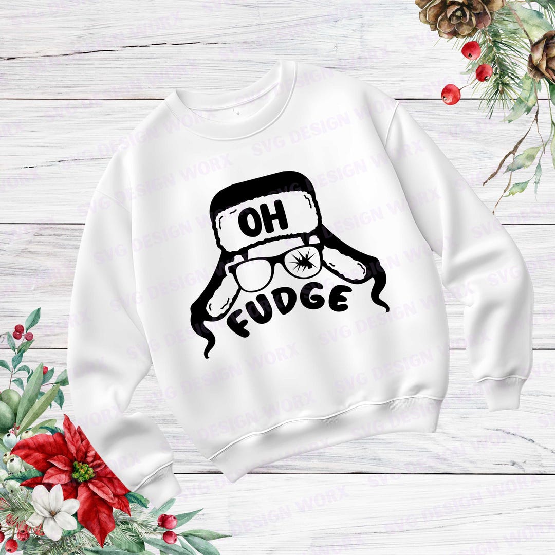 Oh Fudge a Christmas Story SVG Cut File Ralphie Digital Download ...