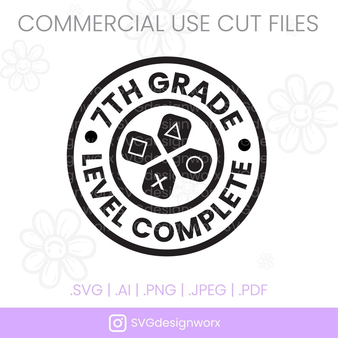 7th Grade Graduation, Seventh Grade Graduation,svg Cut File for ...