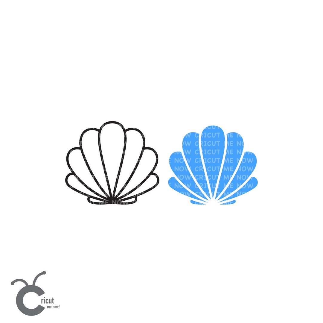 Seashell, Shell, SVG, Ocean, Mermaid, Cute, Digital Download, Cricut ...