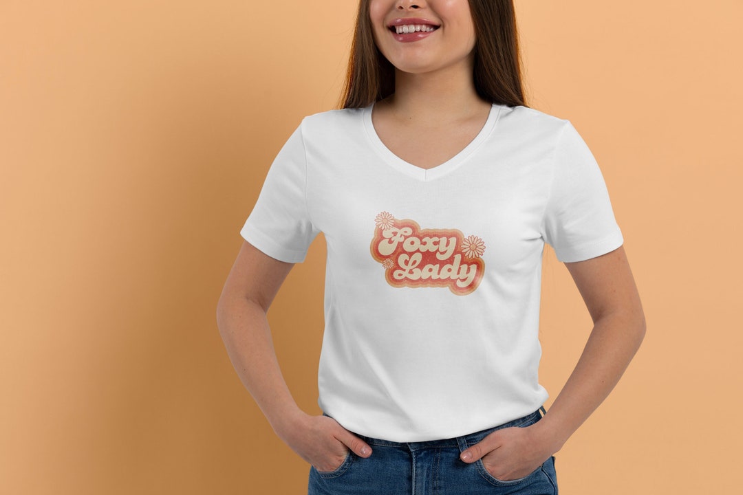 Foxy Lady Sublimation PNG | Retro 80's PNG | Tshirt File | Jpeg and Png ...