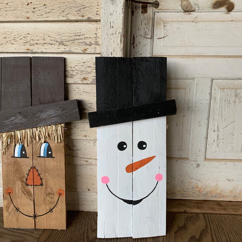 Wood Scarecrow - Etsy