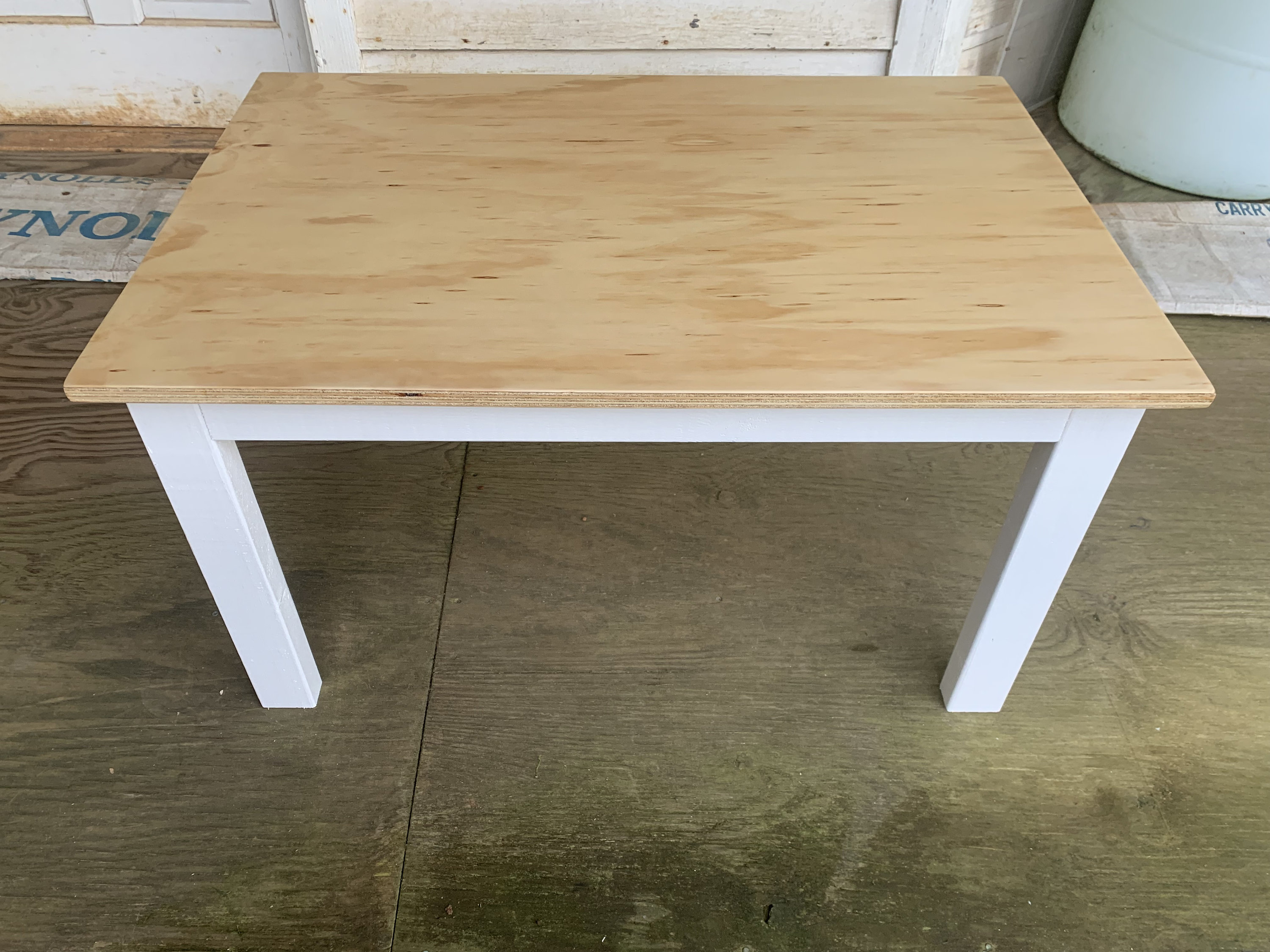 Kids Farmhouse Table Kids Craft Table - Etsy