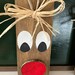 Wood Christmas Decor, Rudolph, Wood Rudolph, Wood Rudolph Face - Etsy