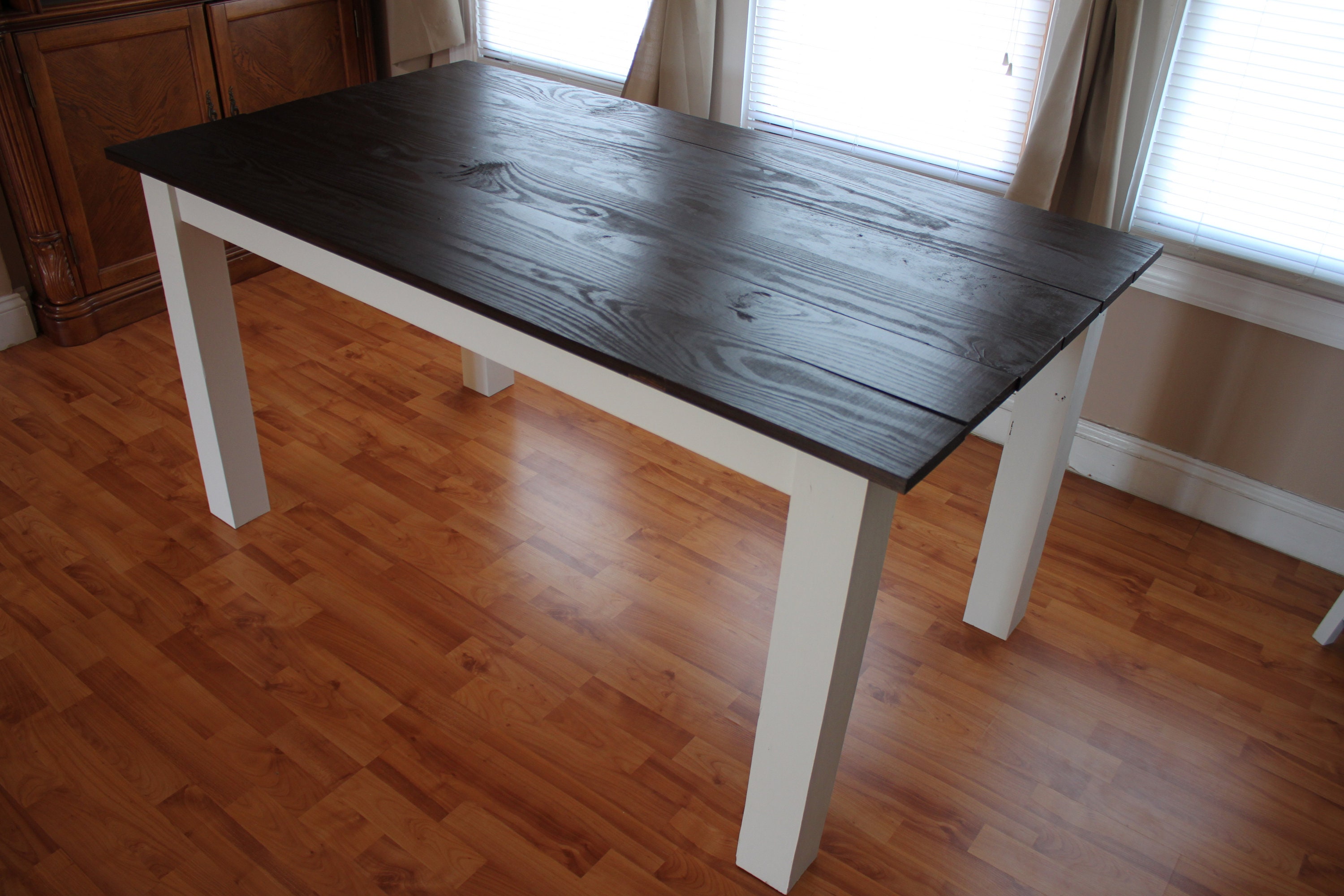 Farmhouse Dining Table, Rustic Farmhouse Table, Custom Made - Etsy