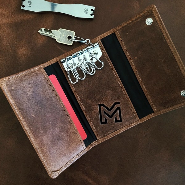 Leather Key Case - Etsy