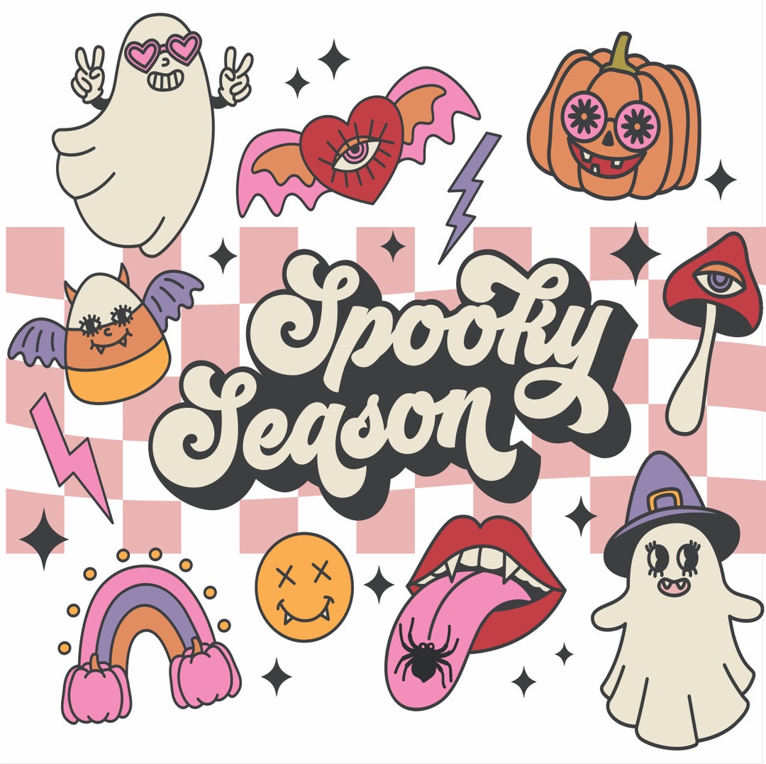Spooky Svg Digital Printable Halloween Clipart Downloadable Png Pdf Ai ...