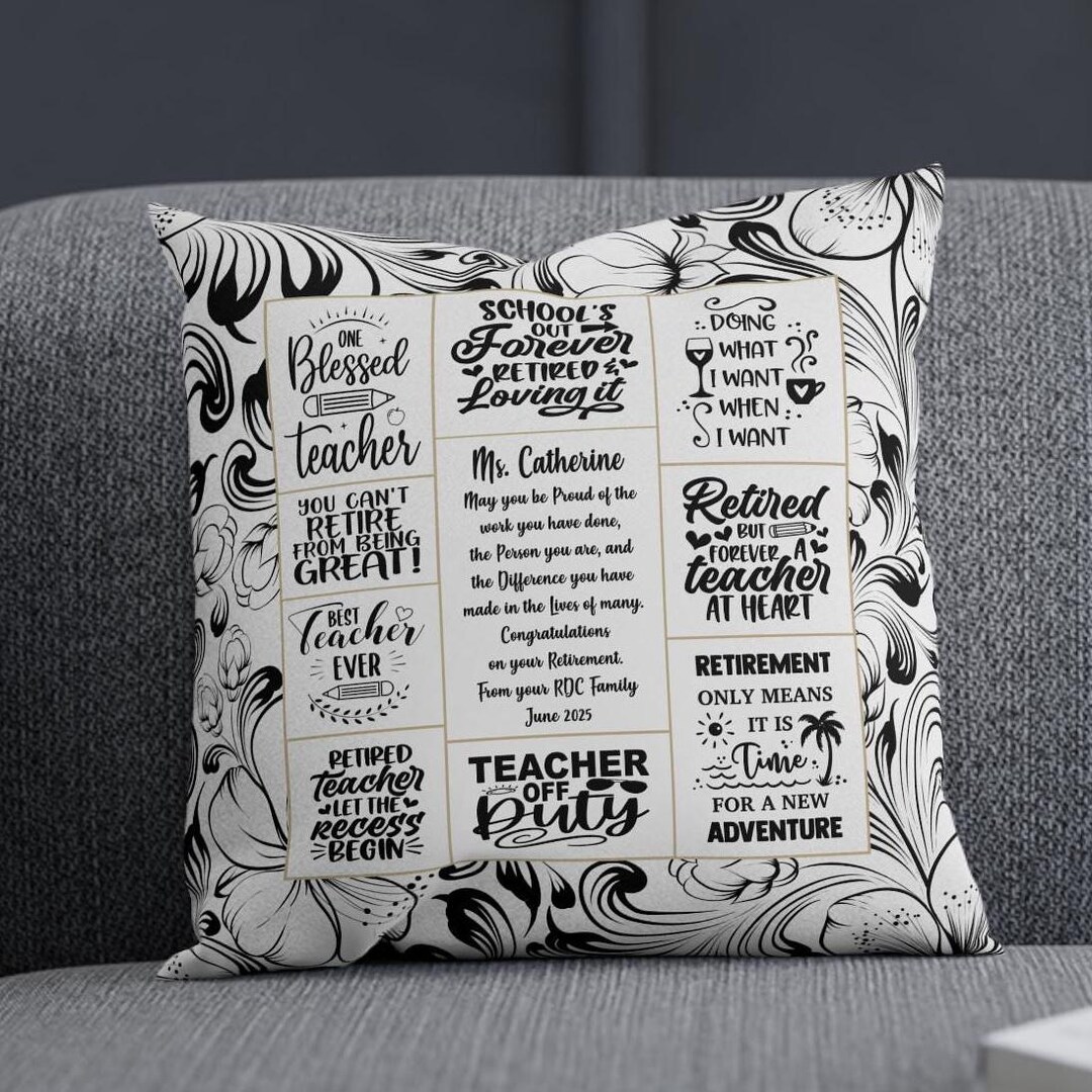 Teacher Retirement Gifts for Women Personalized Teacher Retirement ...