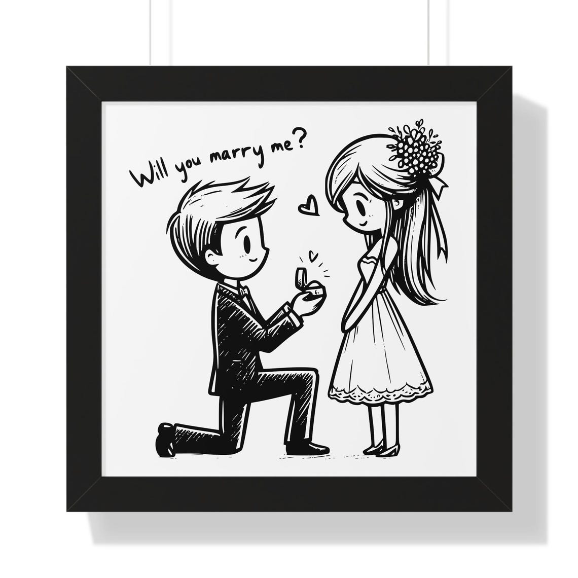 Will You Marry Me Svg Png Digital Print Marriage Proposal Downloadable ...