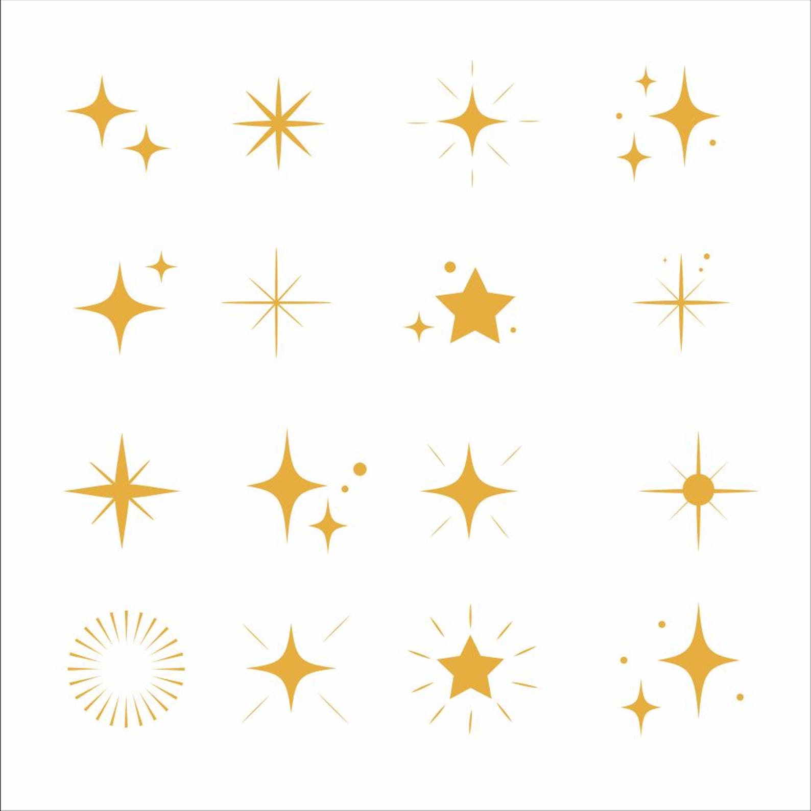 Stars Png Svg Digital Print Downloadable Cute Fun Stars Magic ...