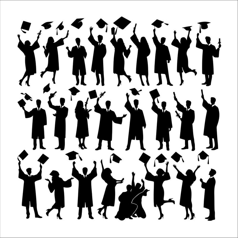 Grad Silhouette - Etsy