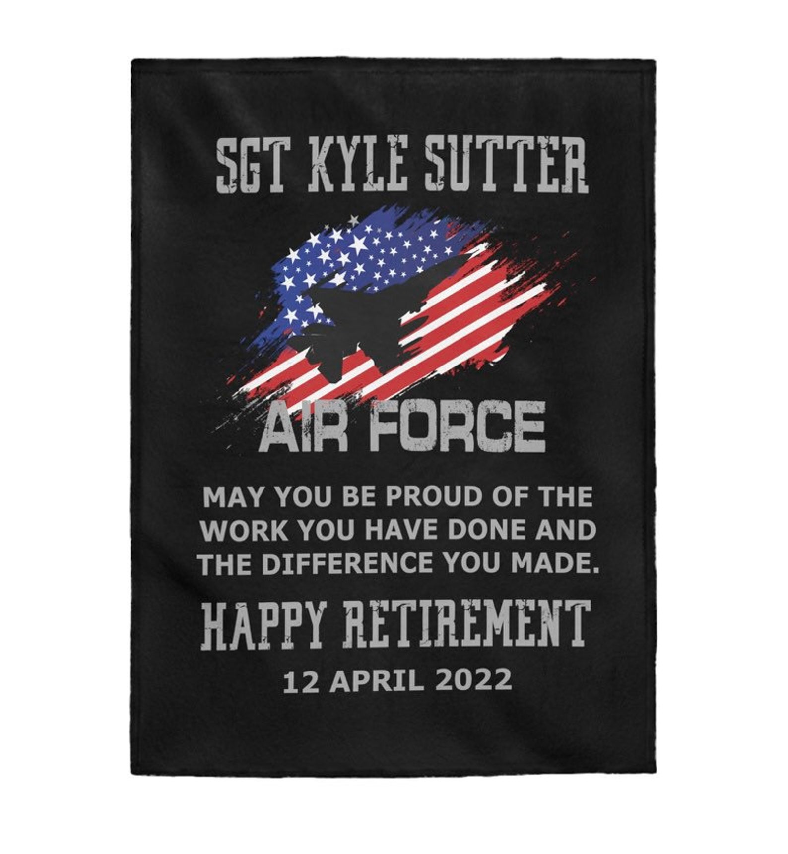 Air Force Retirement Gifts Personalized Air Force Retirement - Etsy