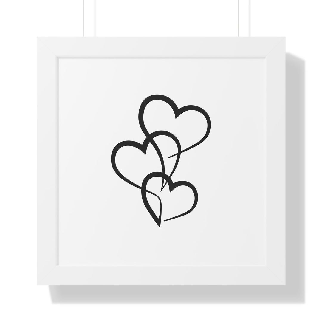 Three Hearts Printable Svg Png File Digital Print Hearts Downloadable ...