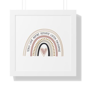 Teacher Boho Rainbow Svg Pdf Png Printable Teacher Boho Digital Print ...