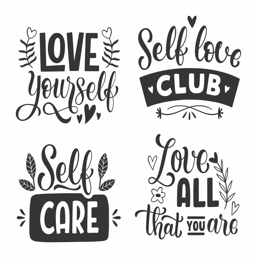Self Care Love Wall Art Printable Empowering Women Digital Prints