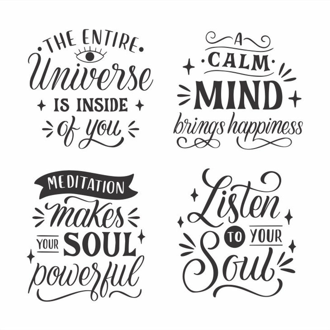 Soul Printable Positive Affirmations Digital Prints Law of Attraction ...