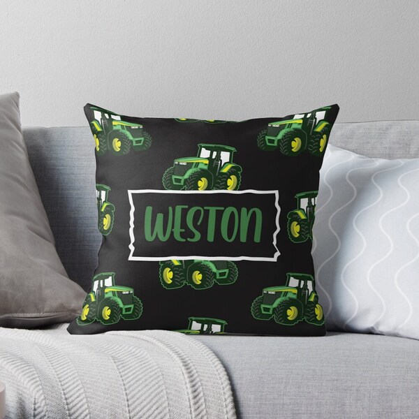 Tractor Pillow - Etsy
