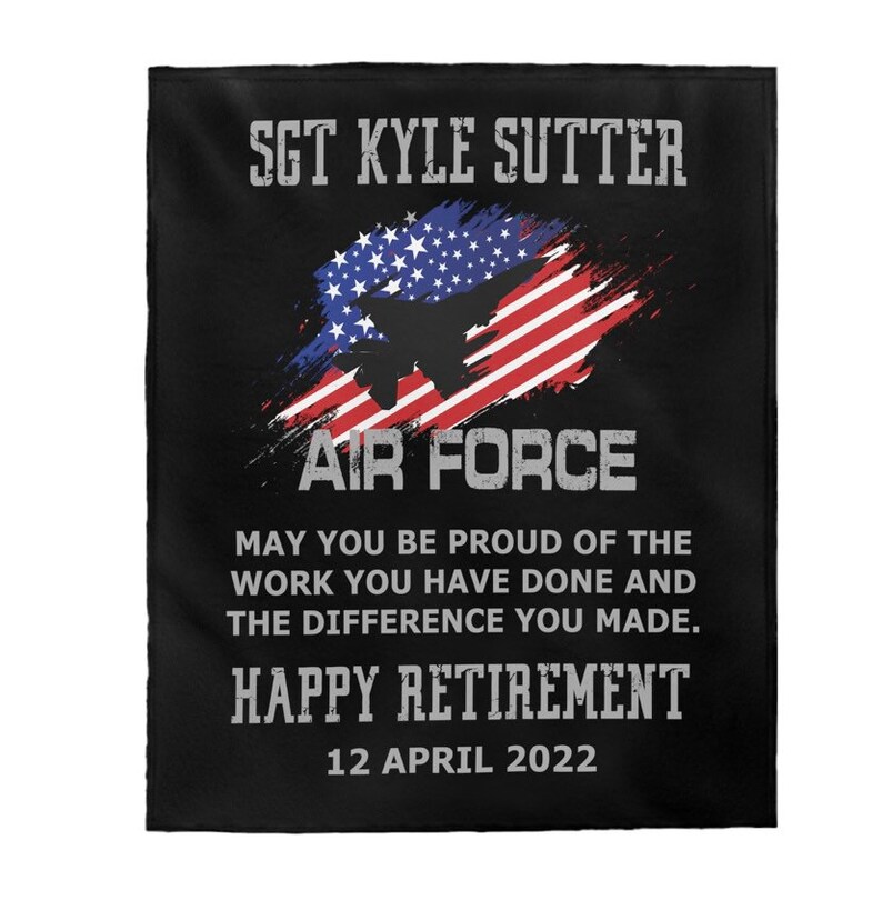 Air Force Retirement Gifts Personalized Air Force Retirement - Etsy