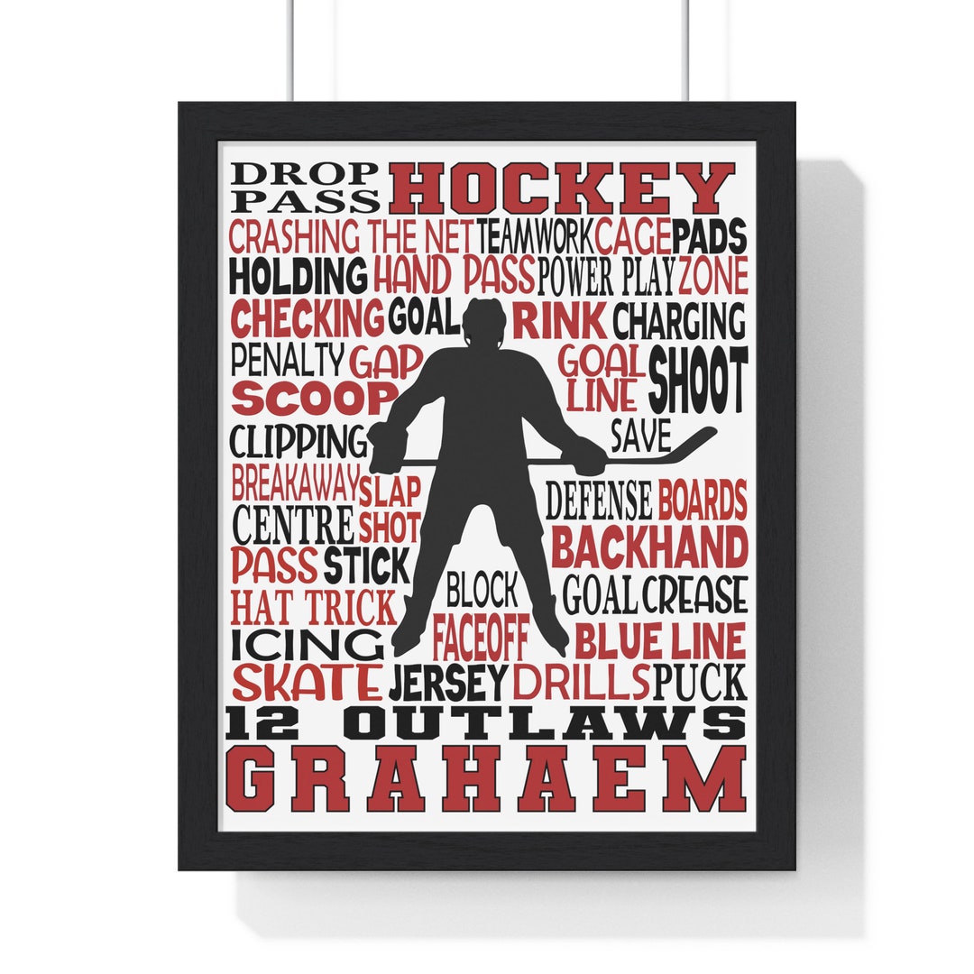 Hockey Printable Personalized Hockey Digital Print Hockey Windup End of ...