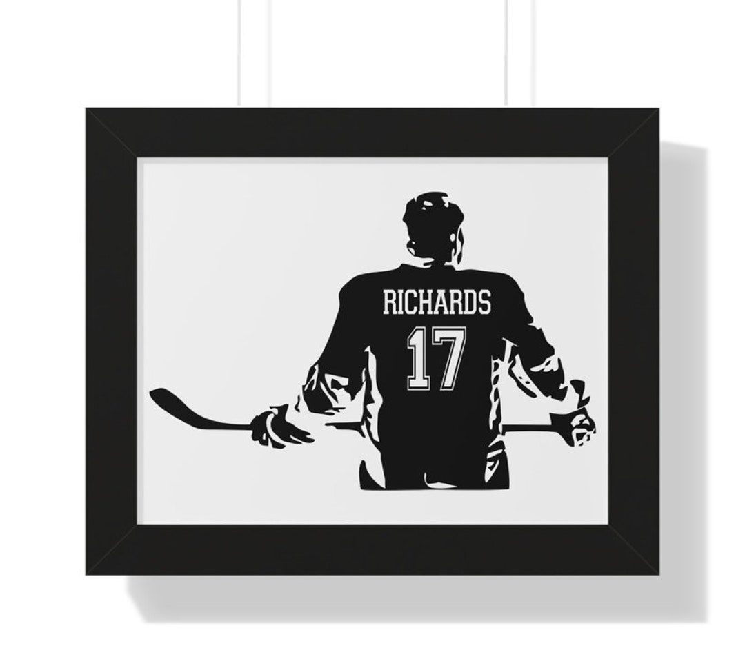 Hockey Player Name and Number Personalized Digital Print Hockey ...