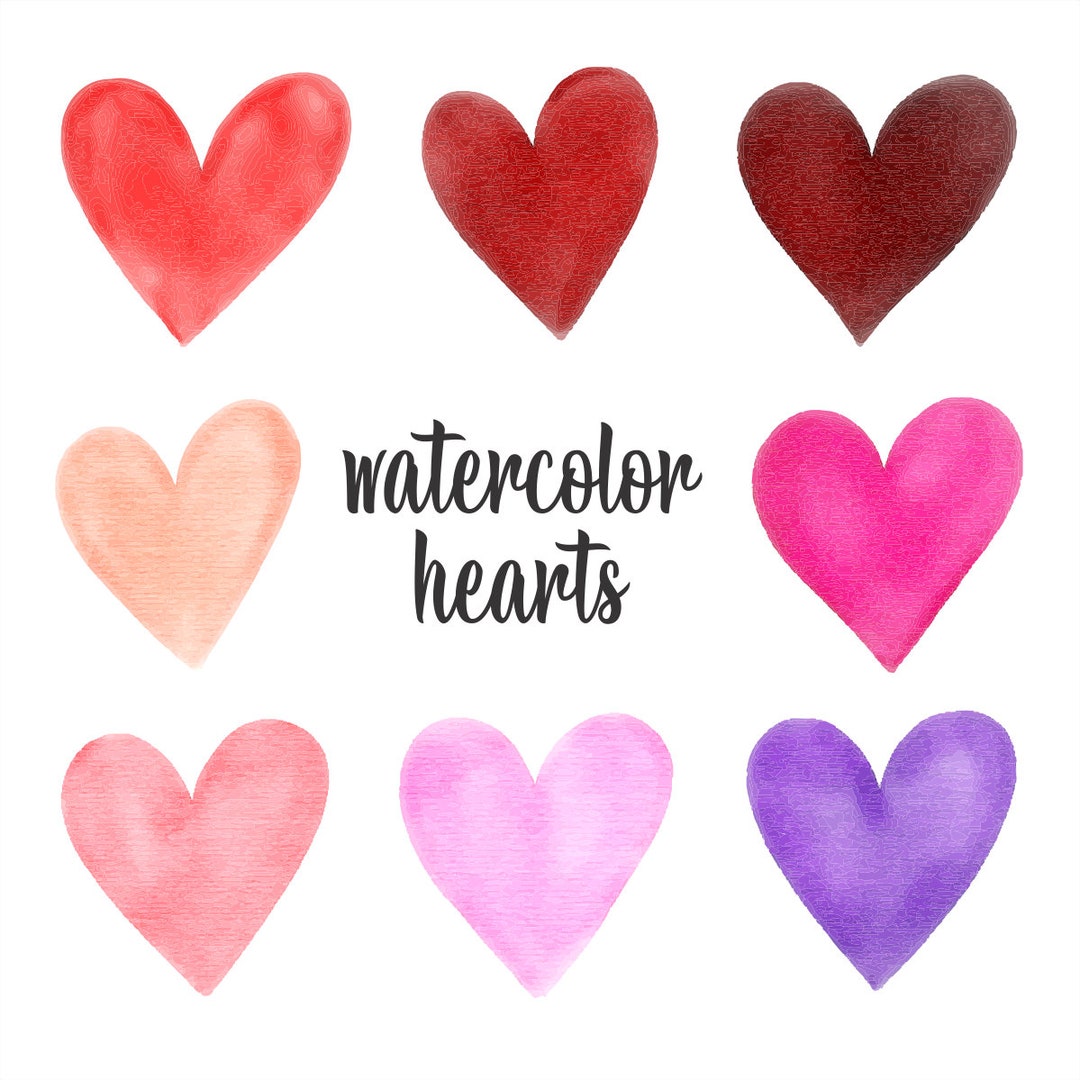 Hearts Printable Png Svg Files Digital Download File Digital Print ...