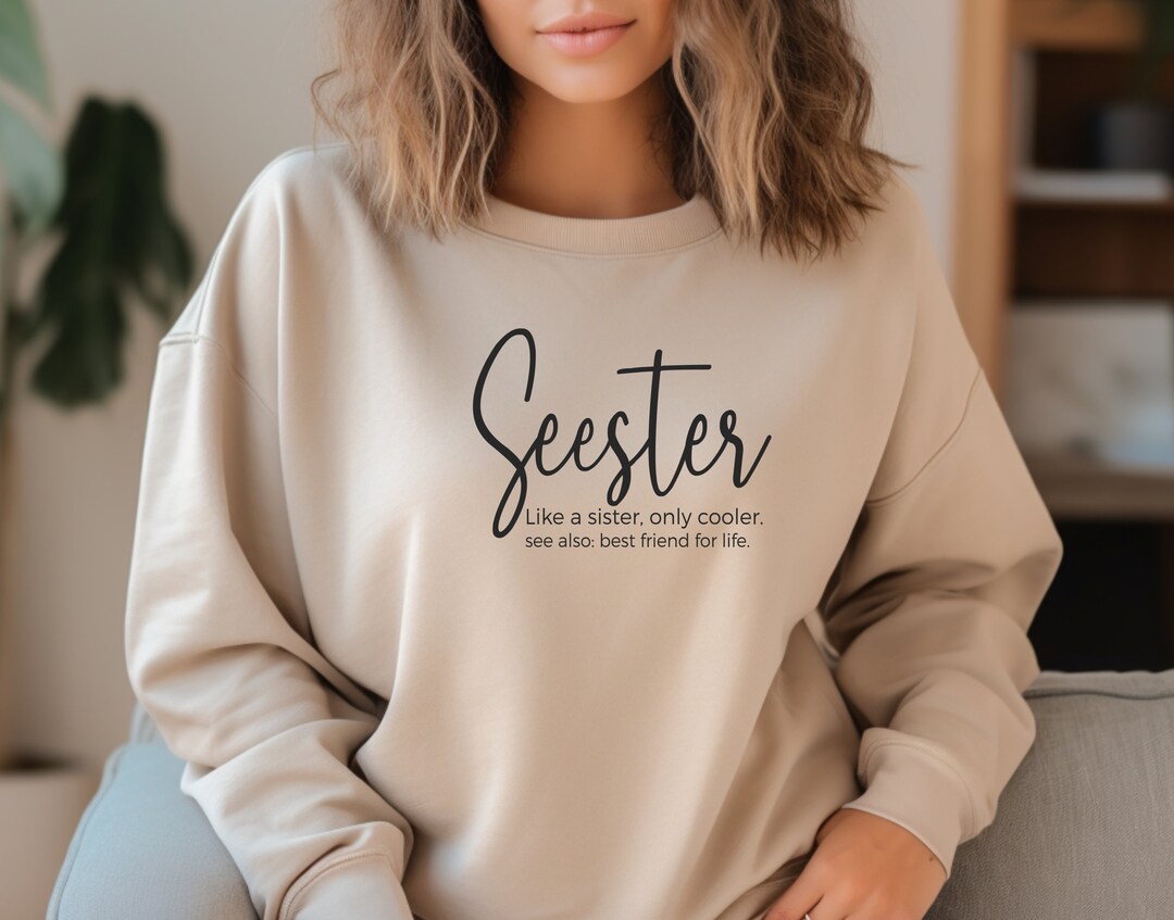 Seester Gifts From Sister Seester Shirt Funny Sister Noun Shirt Seester ...