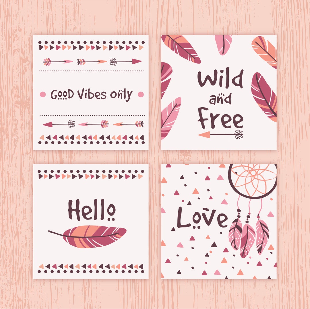 Boho Inspirational Wall Art Printable Boho Wall Art Digital Prints Boho ...