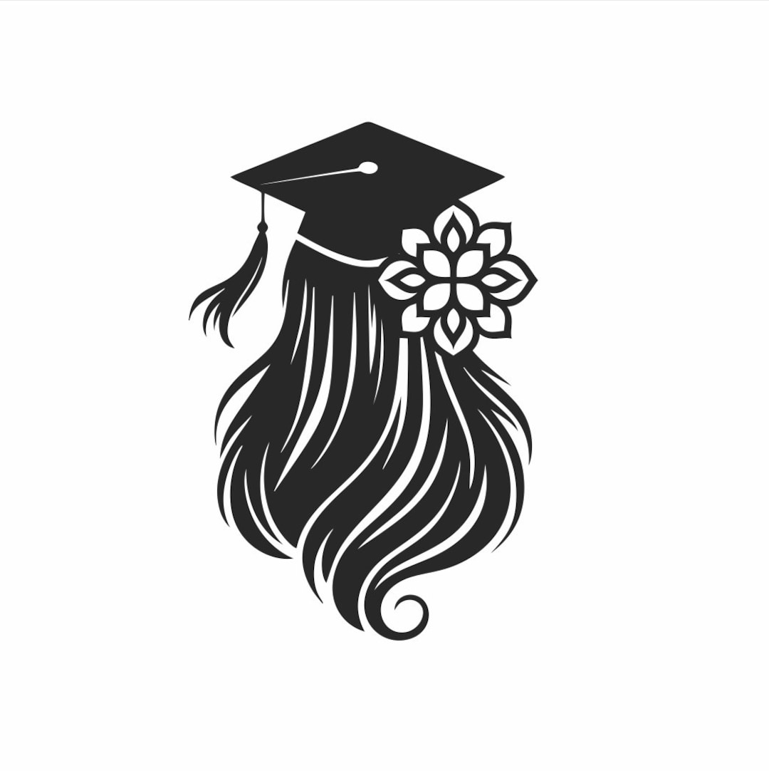 Grad Girl Silhouette Graduation 2024 Svg Png Grad Silhouettes Girls ...