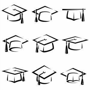 Graduation Caps 2026 Svg Png Ai Pdf Printable Digital Prints Grad Cap ...