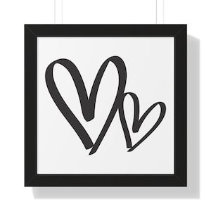 Hearts Printable Svg Png File Digital Download File Print Double Hearts ...