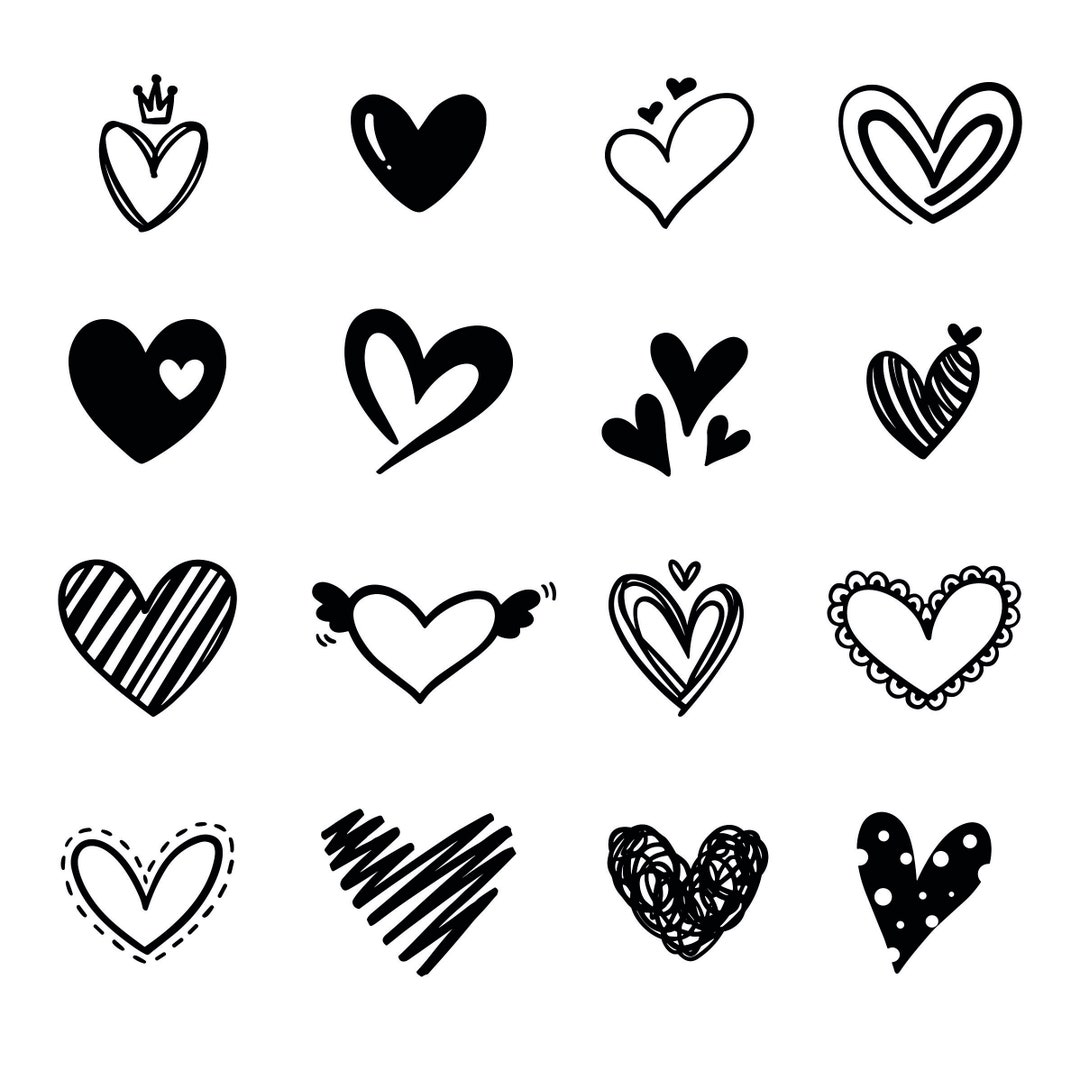 Hearts Svg Png Jpg Printable File Digital Download File Digital Print ...