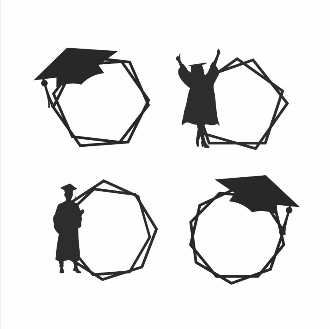 Grad Girl Silhouette Graduation 2025 Cap Grad Boy Svg Png Grad ...