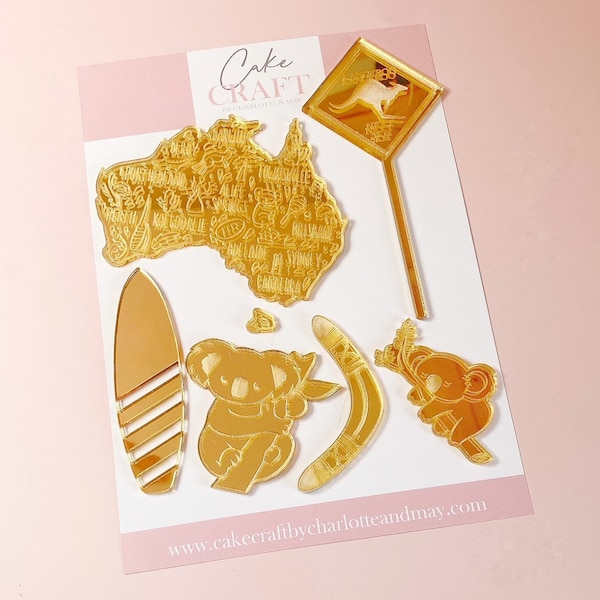 Australian Themed Cake Toppers - Etsy UK